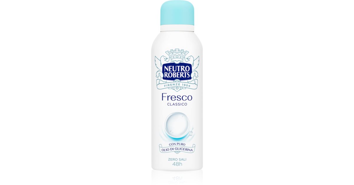 Neutro Roberts Classico erfrischendes Deodorant-Spray mit 48-Stunden ...
