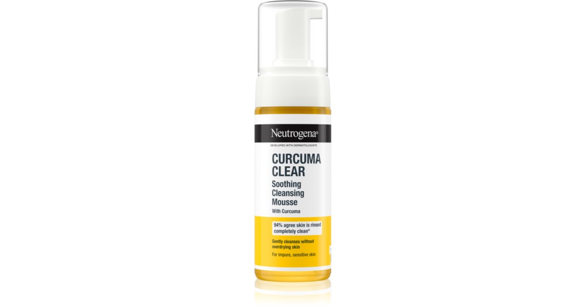 Neutrogena Curcuma Clear dermo-soothing deep cleansing foam | notino.co.uk