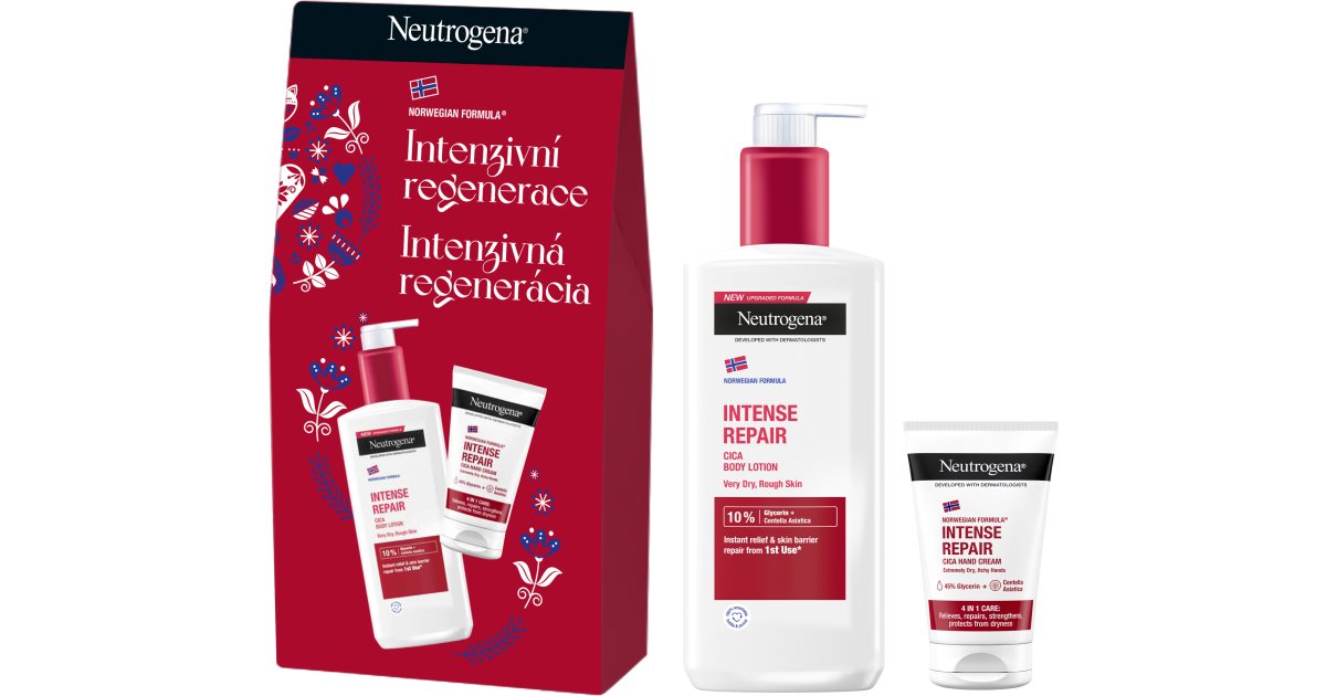 Neutrogena Norwegian Formula® Intense Repair Gift Set for instant ...