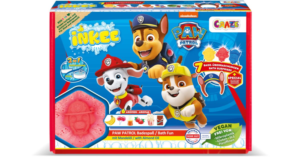 Craze INKEE Paw Patrol set cadou pentru baie pentru copii | Notino.ro