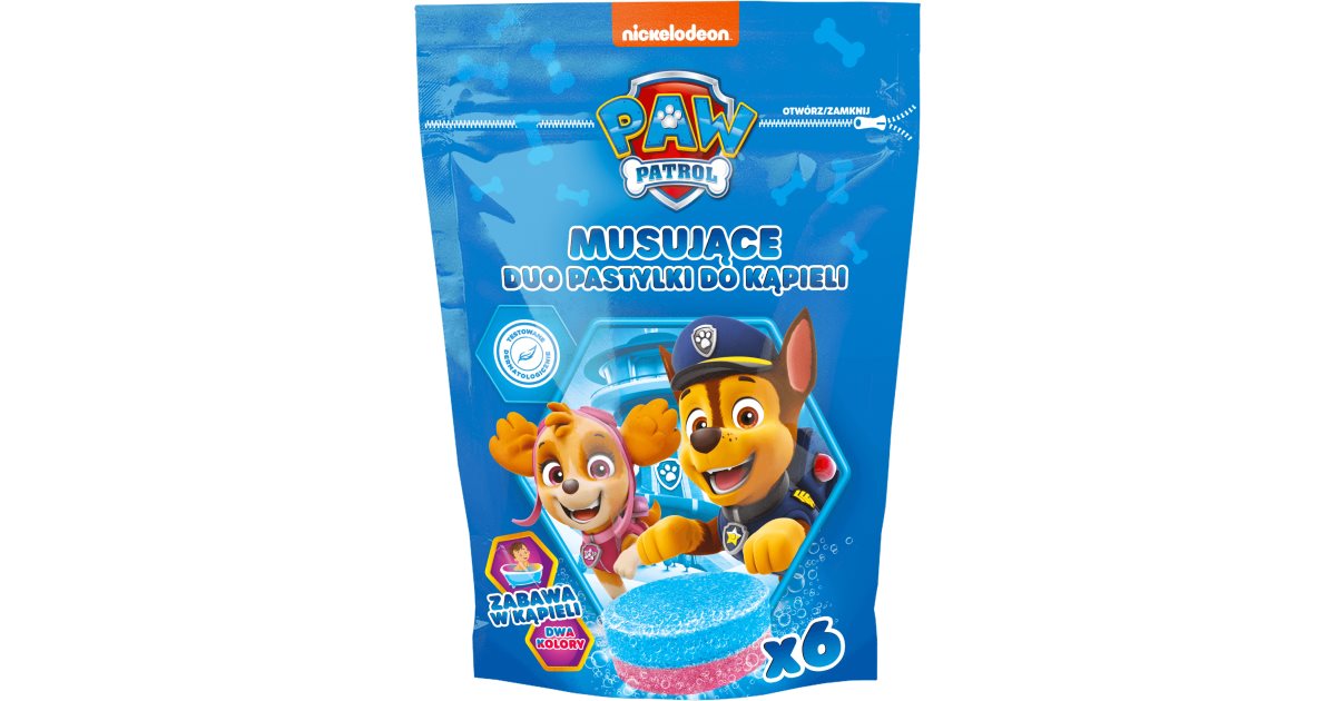 Nickelodeon Paw Patrol Bath Pills colourful fizzy bath tablets | notino ...