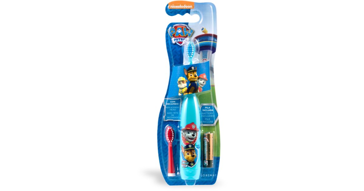 Nickelodeon Paw Patrol Battery Toothbrush Children's Battery Toothbrush ...