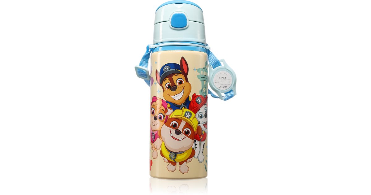 Nickelodeon Paw Patrol Aluminium Water Bottle With Strap бутилка за ...