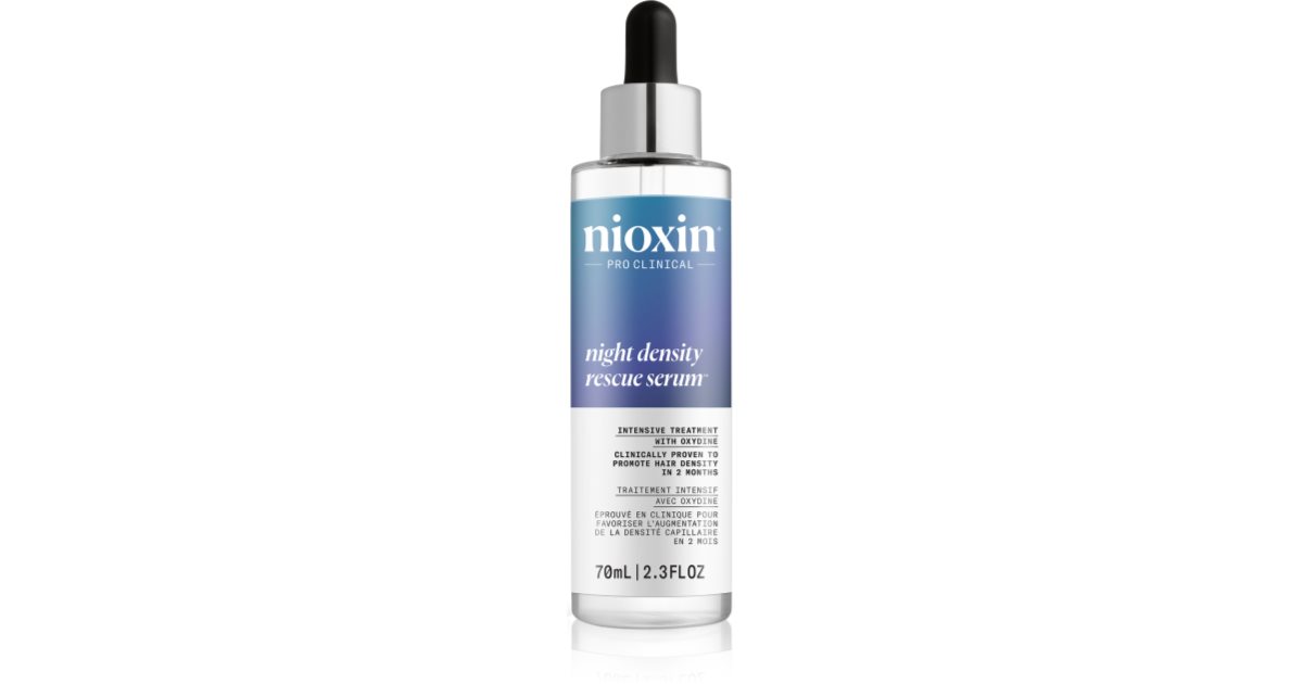 Nioxin Night Density Rescue Serum night treatment for thinning hair ...
