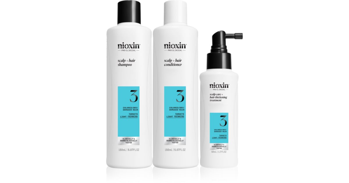 Nioxin System 3 Geschenkset für gefärbtes Haar