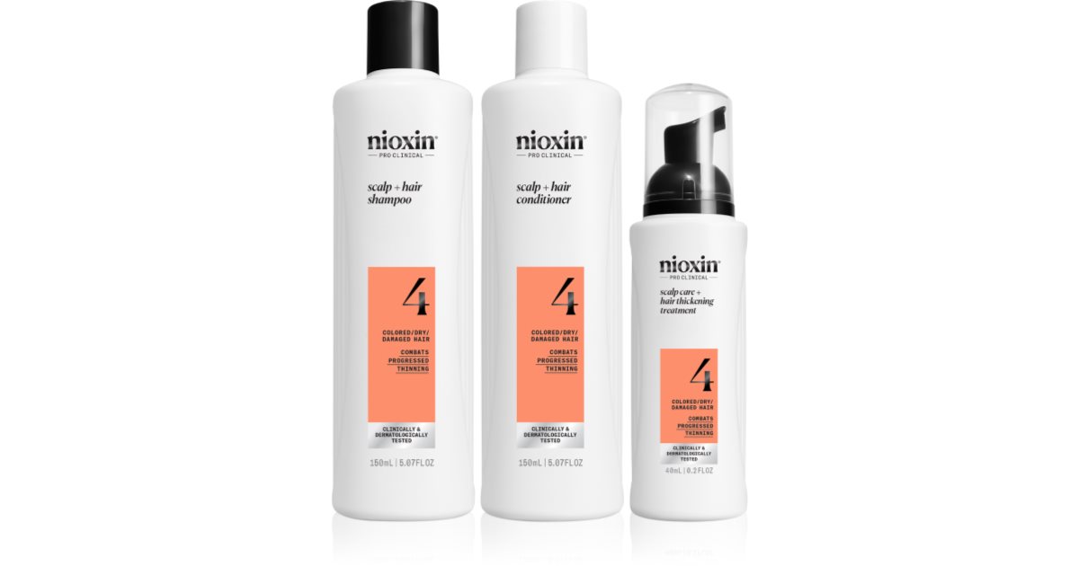Nioxin System 4 gift set for damaged and colour-treated hair | notino.co.uk