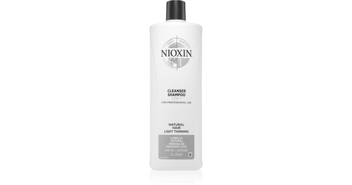 Nioxin System 1 Cleanser Shampoo почистващ шампоан за фина към нормална ...