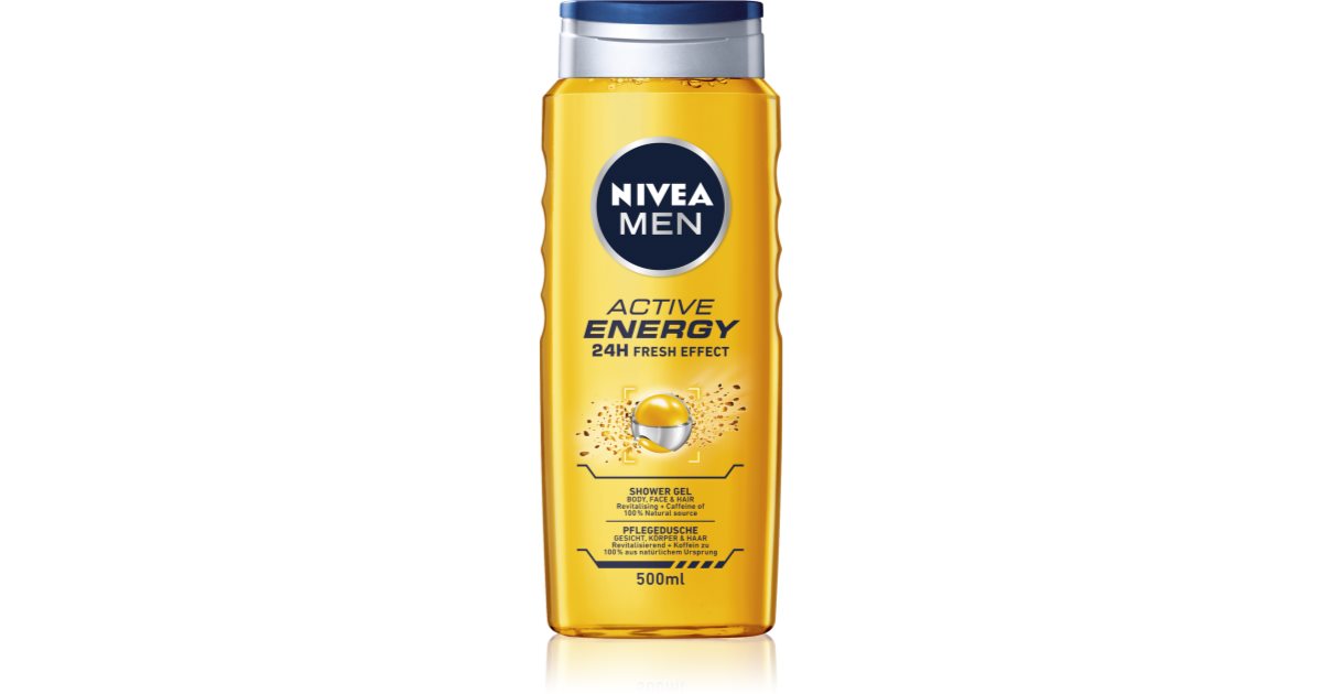 NIVEA MEN Active Energy Kroppstvätt för män | notino.se