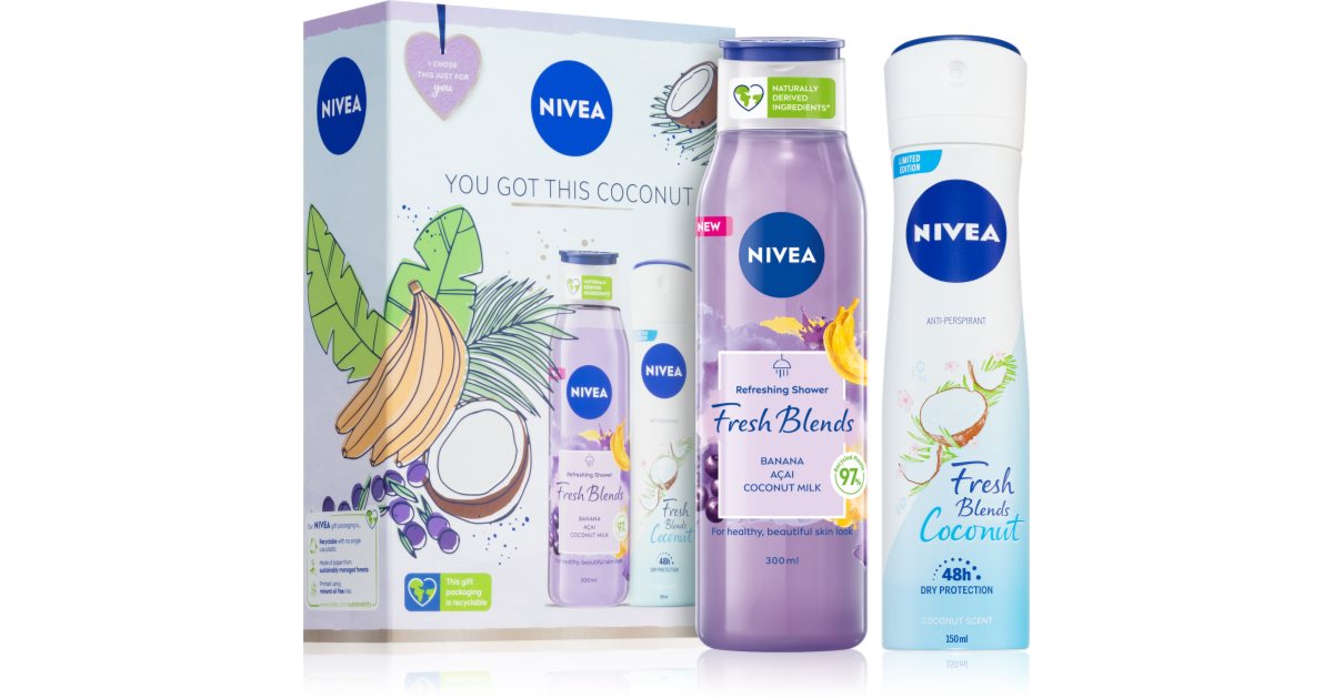 NIVEA Fresh Blends You Got This Coconut coffret para corpo | notino.pt