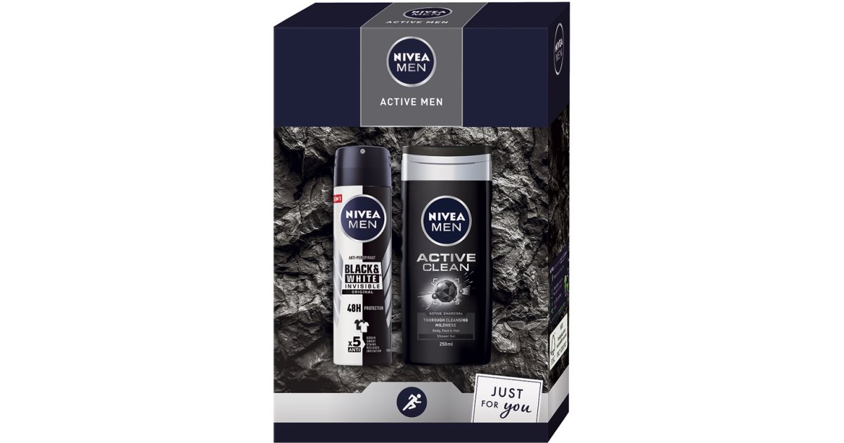 NIVEA MEN Active Clean Geschenkset(für Herren)