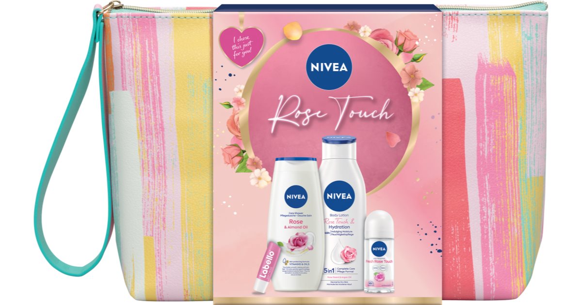 NIVEA Rose Touch coffret para rosto e corpo | notino.pt