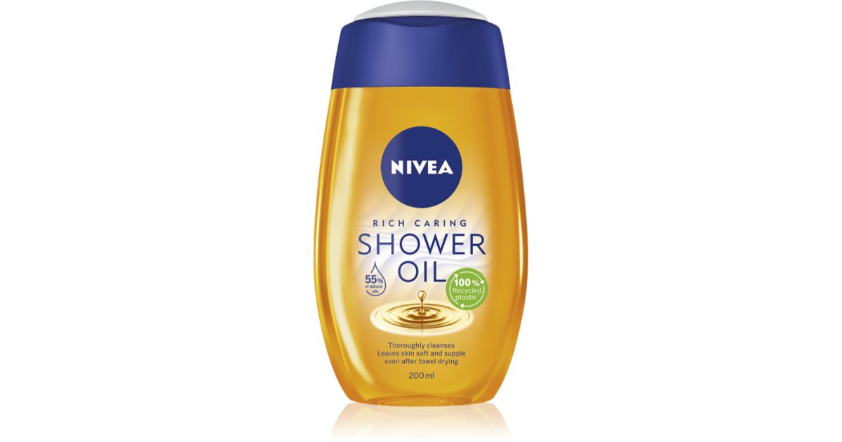 Прегледи на NIVEA Natural душ-масло с грижа за тялото | notino.bg