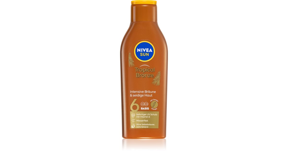 Nivea Sun Tropical Bronze sunscreen lotion SPF 6 | notino.co.uk