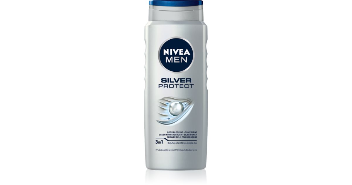 NIVEA MEN Silver Protect shower gel for men | notino.co.uk