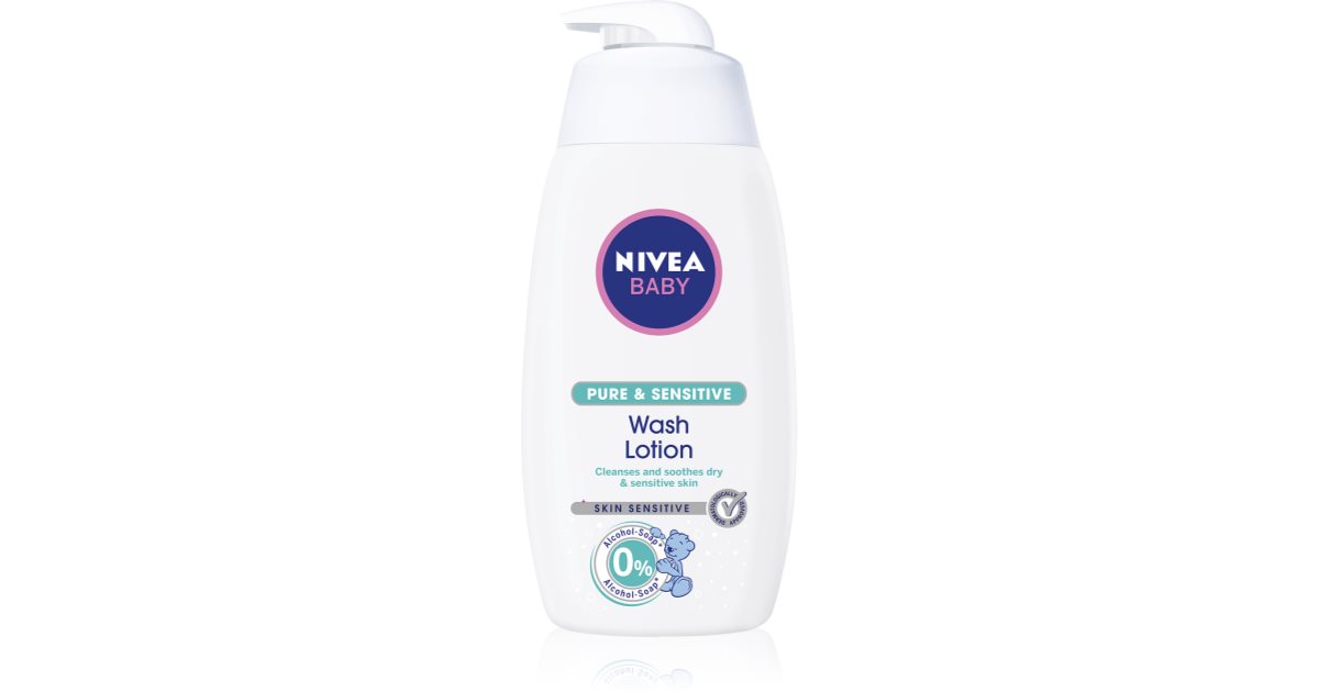 NIVEA BABY Pure & Sensitive gel de limpeza | notino.pt
