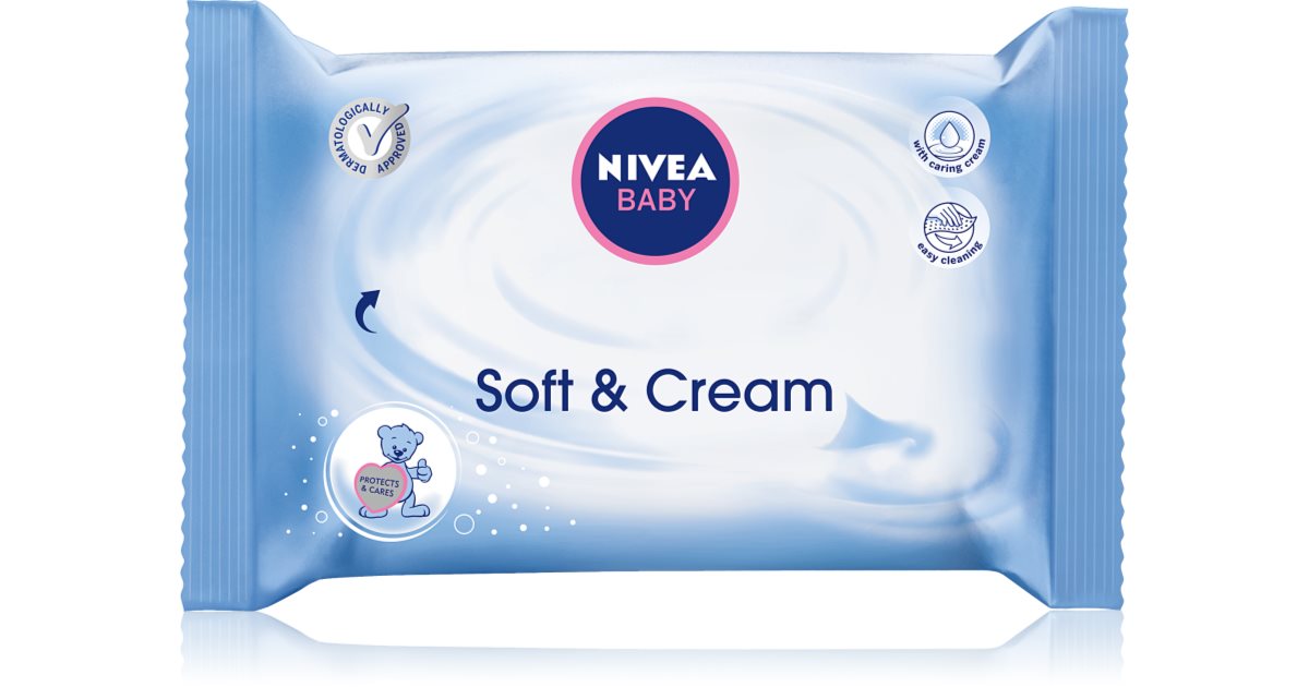 Nivea Baby Soft & Cream cleansing wipes | notino.co.uk