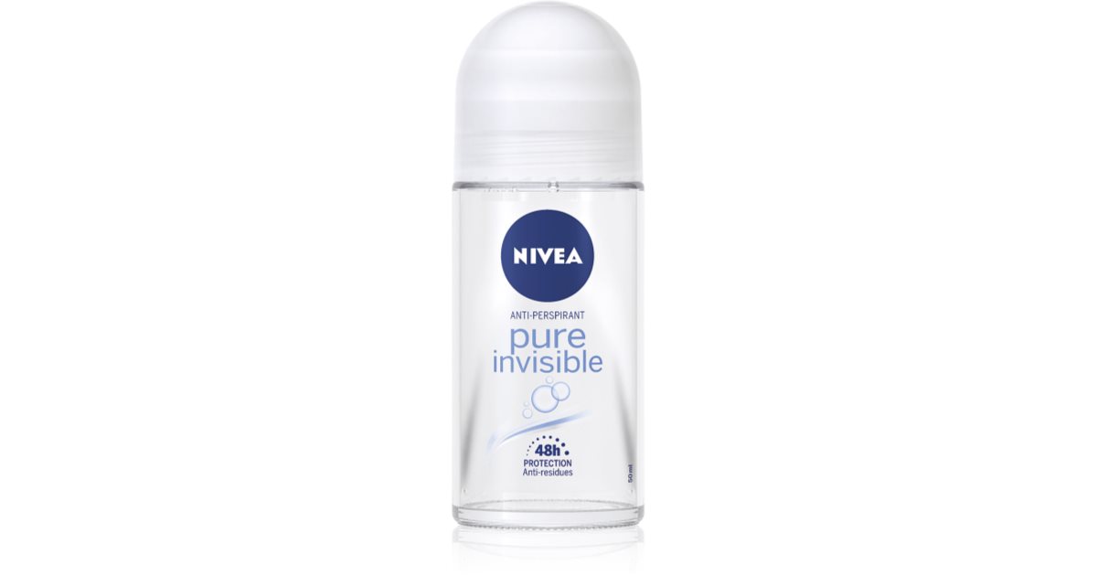 NIVEA Pure Invisible antitranspirante roll-on para mulheres | notino.pt