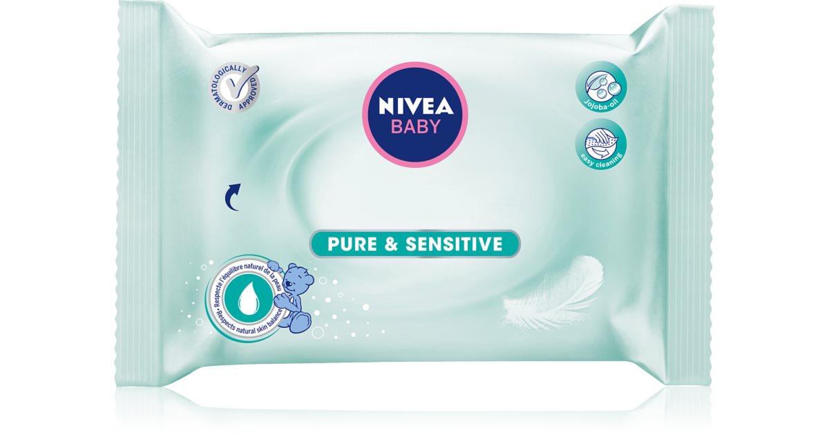 NIVEA BABY Pure & Sensitive cleansing wipes | notino.co.uk