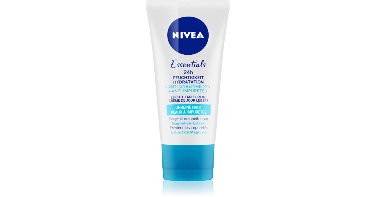 Nivea Essentials creme de dia luminoso para pele problemática | notino.pt