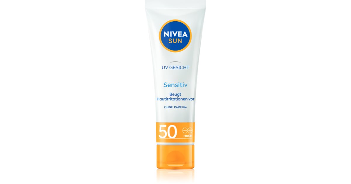NIVEA SUN Sensitive protective facial cream for sensitive skin | notino ...