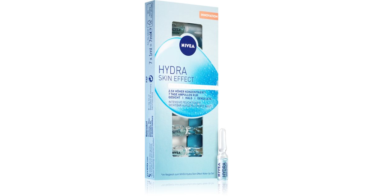 NIVEA Hydra Skin Effect Intensive Hydrating Treatment in ampoules ...