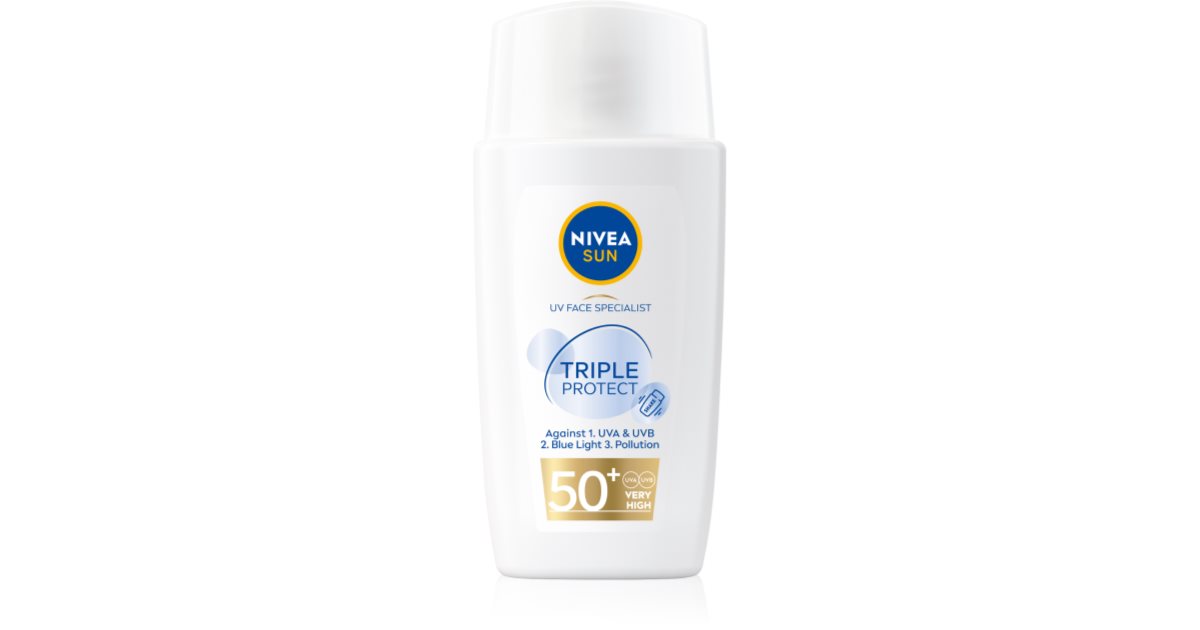 NIVEA SUN Triple Protect kevyt kosteusvoide auringonottoon | notino.fi