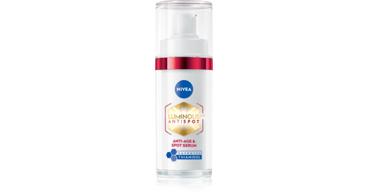 NIVEA Luminous rejuvenating serum for pigment spot correction | notino ...