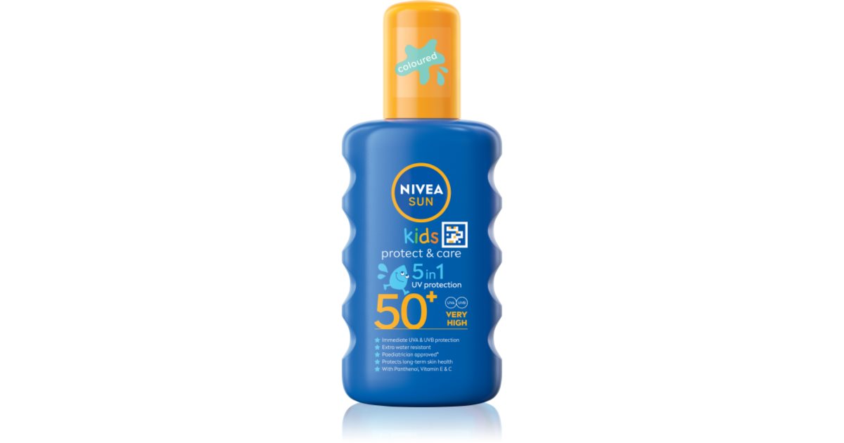 NIVEA SUN Kids Kids' Colored Spray For Tanning SPF 50+ | notino.ie