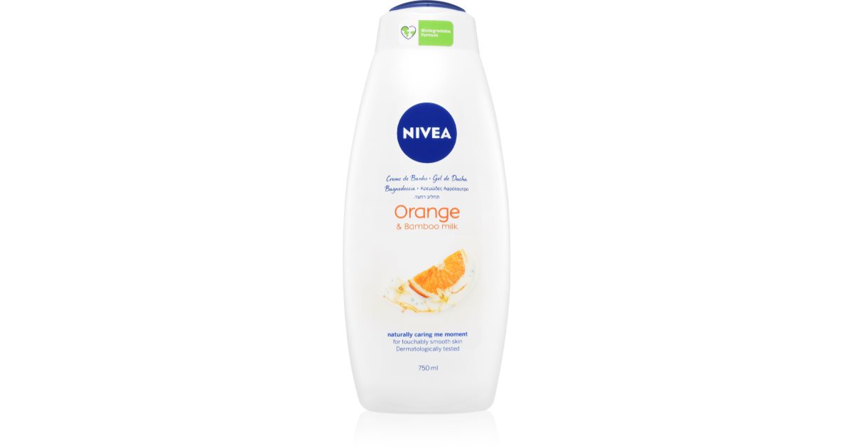NIVEA Orange & Bamboo Milk gel douche adoucissant | notino.fr