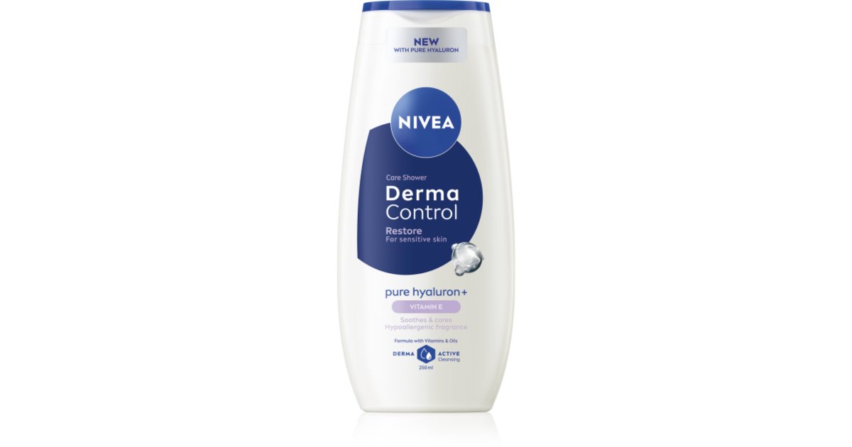 NIVEA Derma Control Restore хидратиращ душ гел с хиалуронова киселина ...