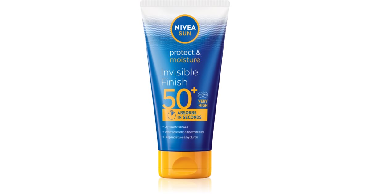 NIVEA SUN Protect & Moisture hydrating suntan lotion with hyaluronic ...