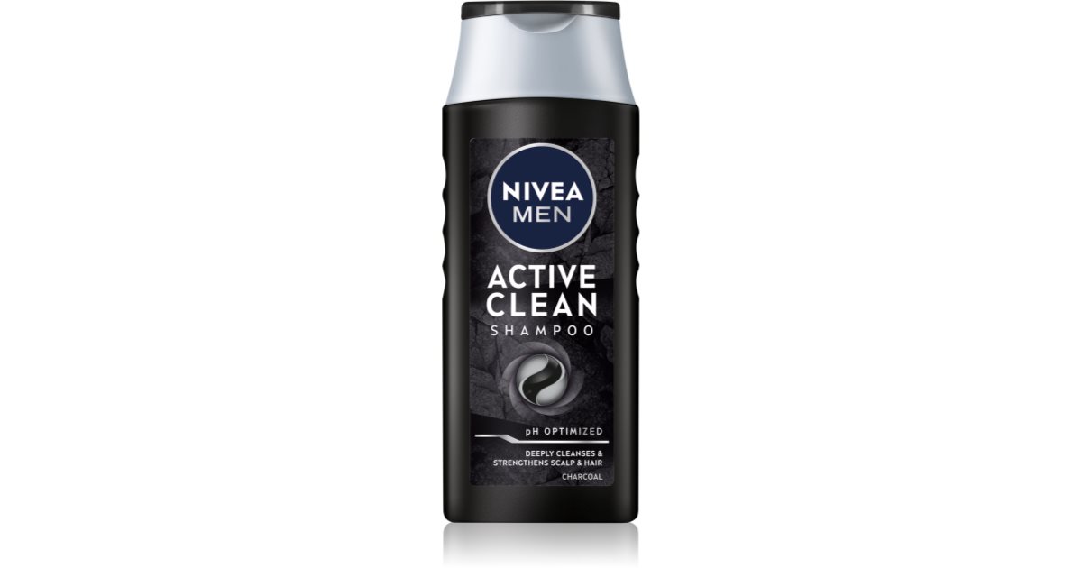 NIVEA MEN Active Clean champô com ingredientes ativos de carvão | notino.pt