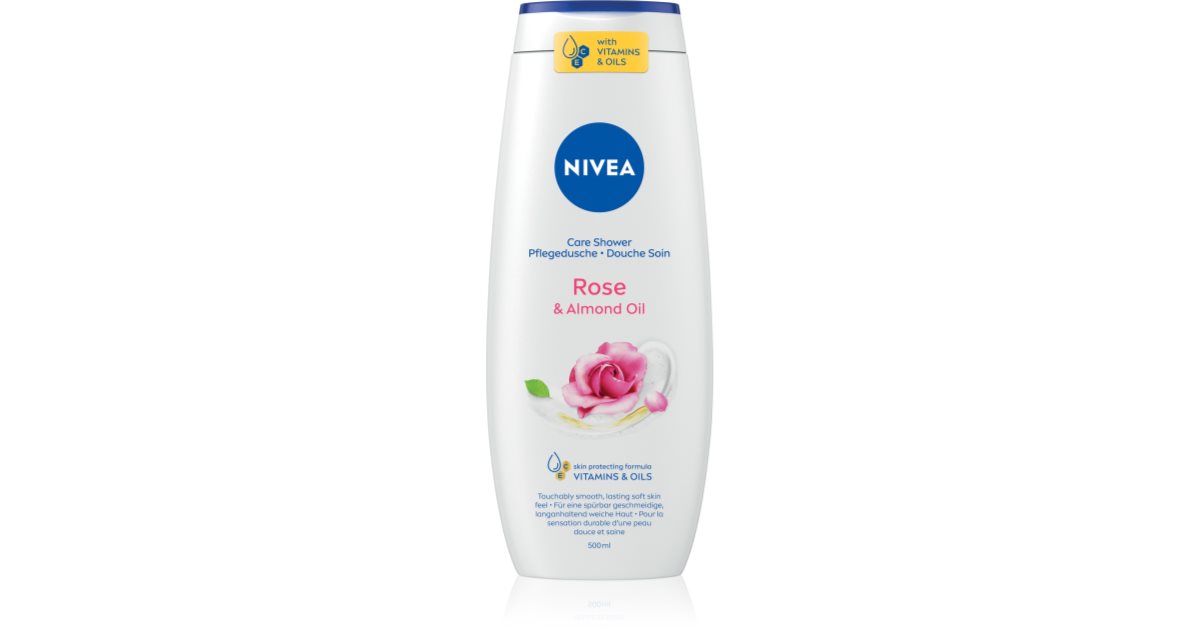 NIVEA Rose & Almond Oil shower gel | notino.co.uk