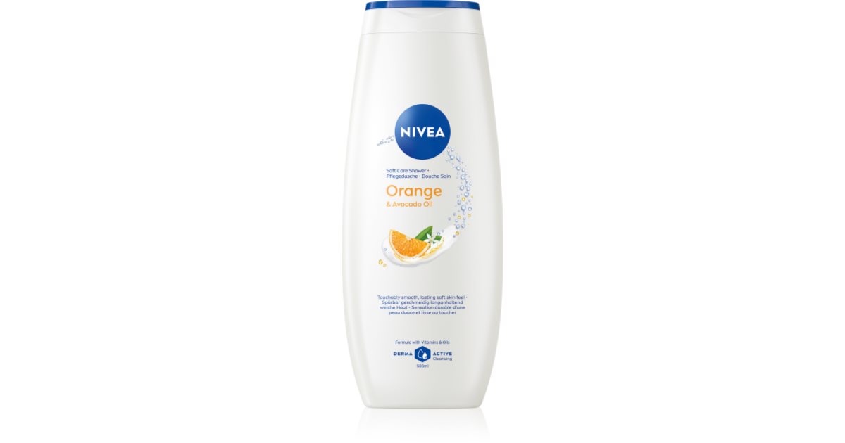 NIVEA Orange & Avocado Oil gel douche traitant | notino.fr