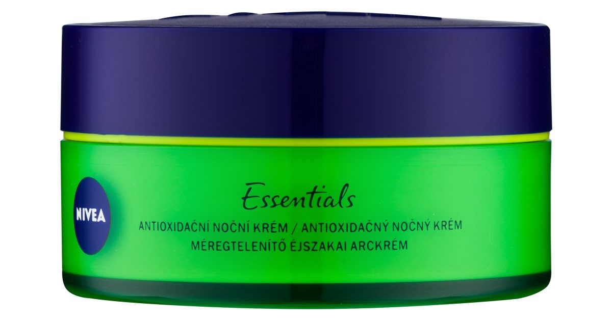 NIVEA Urban Skin Detox crema notte antiossidante con acido ialuronico ...