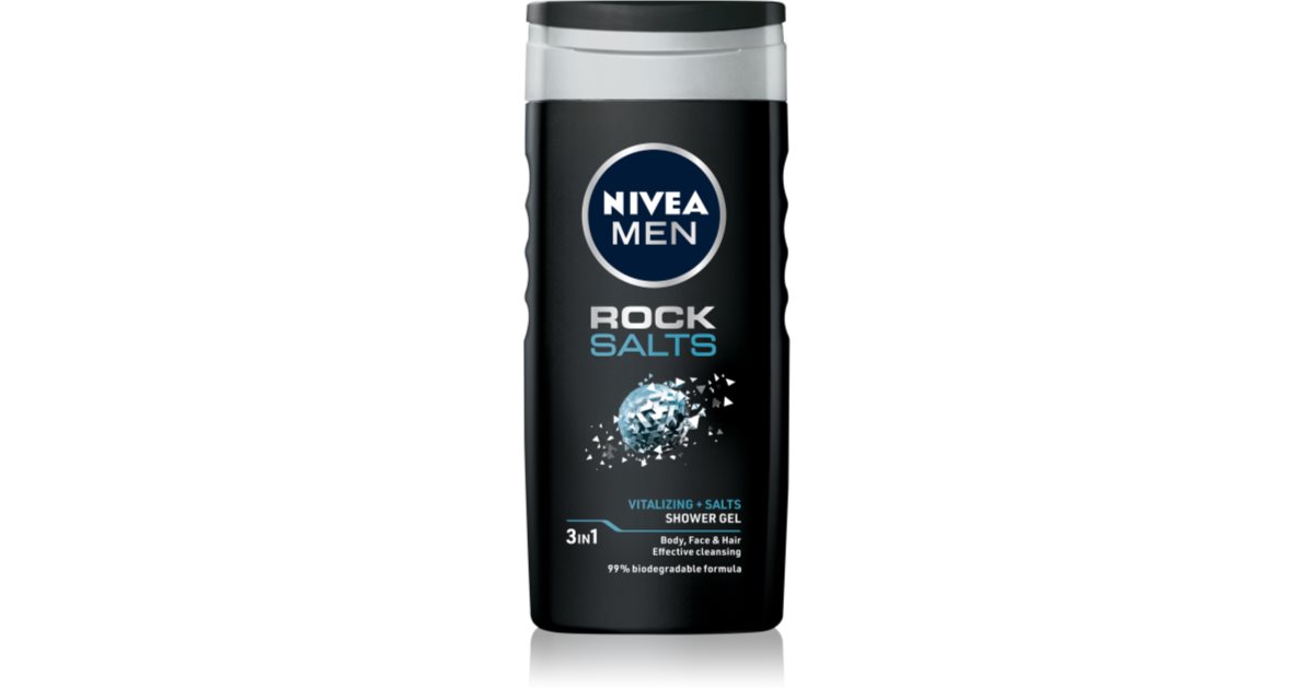 NIVEA MEN Rock Salt Body Wash for Men | notino.ie