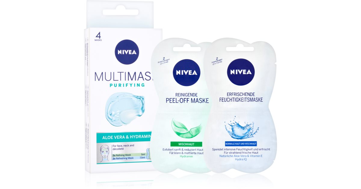 NIVEA Multi-Mask Reinigend Gezichtsmasker met Aloe Vera | notino.nl