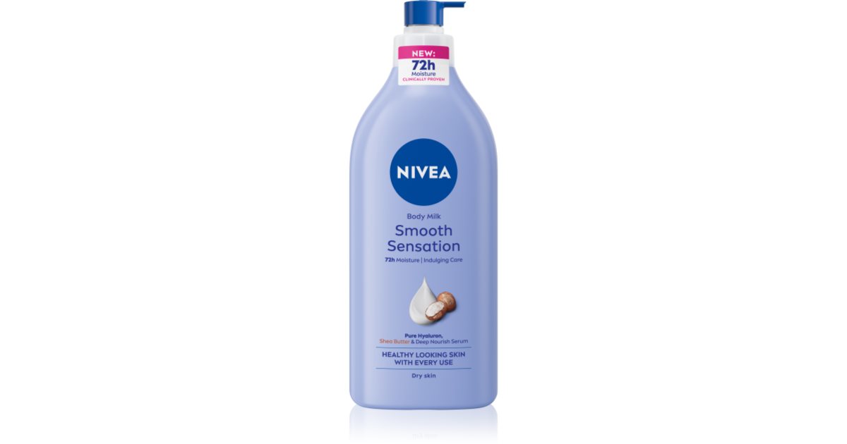 NIVEA Smooth Sensation lait corporel hydratant pour peaux sèches ...