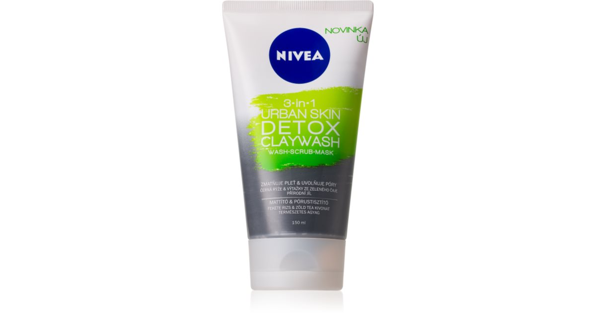 NIVEA Urban Skin Detox Detox-Reinigungscreme 3in1