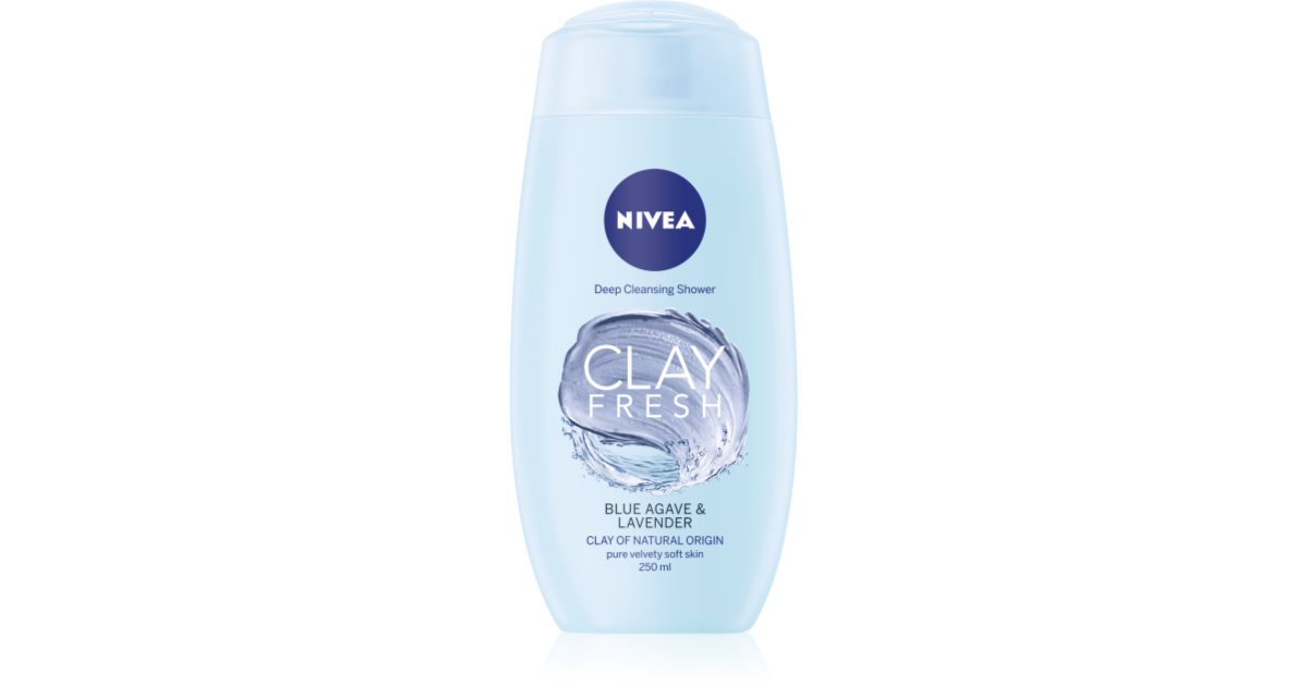 Nivea Clay Fresh Blue Agave & Lavender Suihkugeeli Saven Kanssa | notino.fi