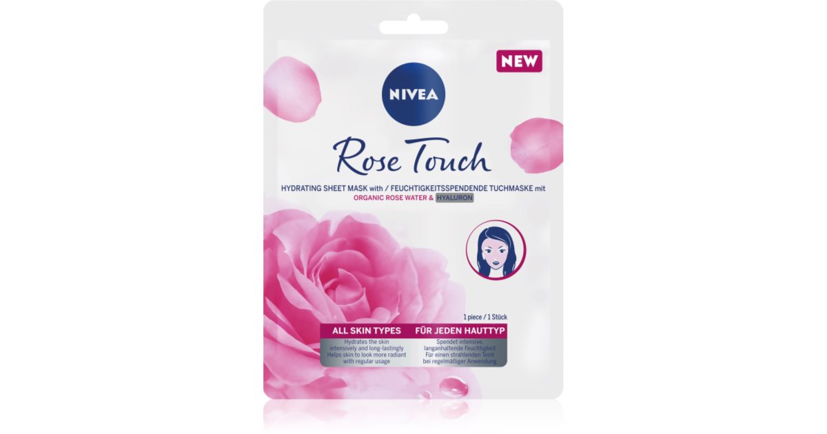 NIVEA Rose Touch moisturising face sheet mask | notino.co.uk