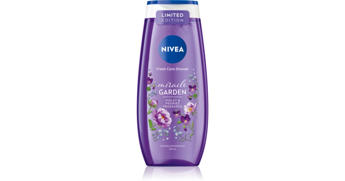 Nivea Miracle Garden Violet & Peonies refreshing shower gel | notino.co.uk