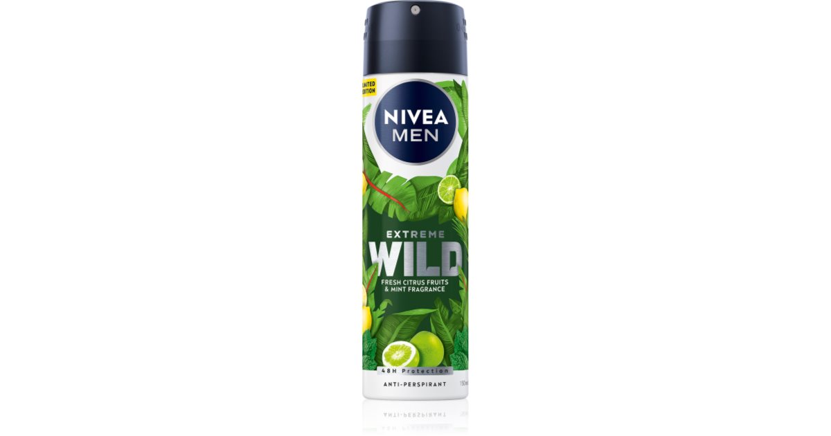 NIVEA MEN Extreme Wild Fresh Citrus антиперспирант-спрей | notino.bg