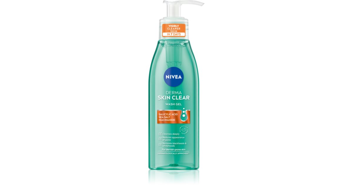 NIVEA Derma Skin Clear gel facial cleanser | notino.co.uk