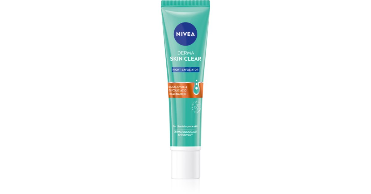 NIVEA Derma Skin Clear feines Peeling über Nacht | notino.at