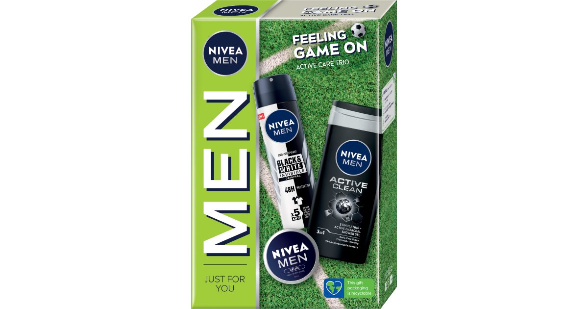 NIVEA MEN Feeling Game On coffret para corpo e rosto para homens | notino.pt