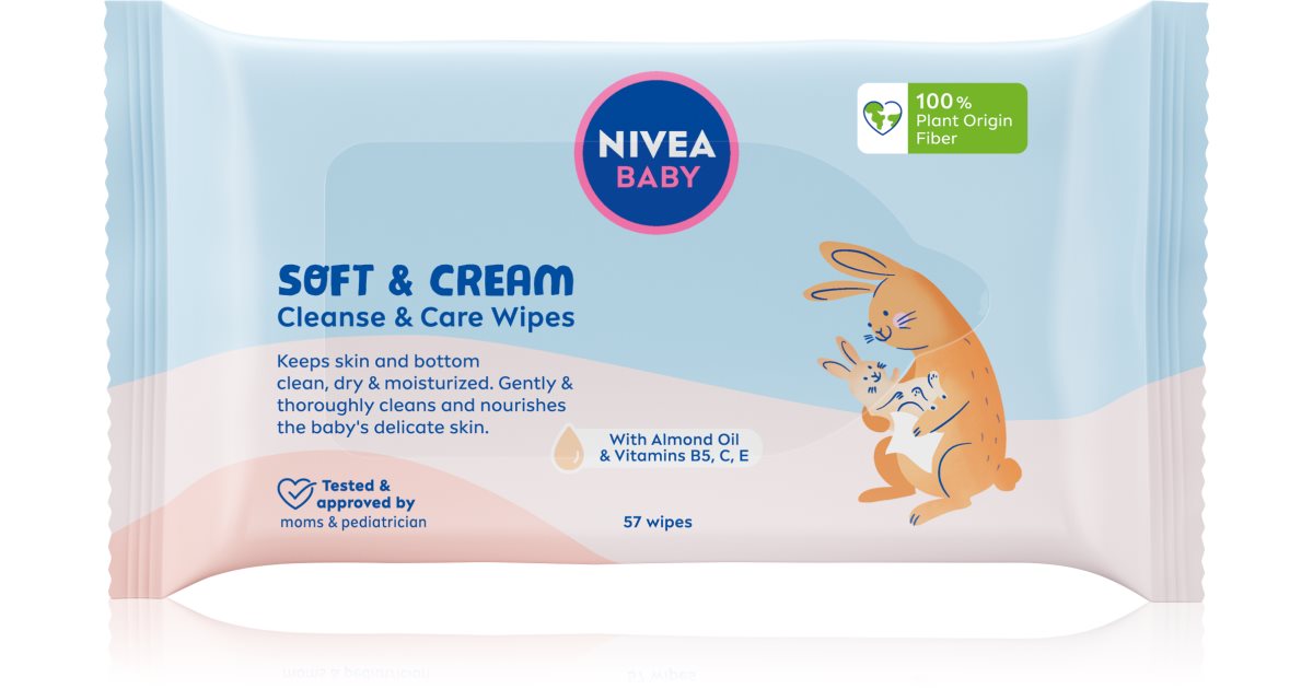 NIVEA BABY Soft & Cream cleansing wipes | notino.co.uk