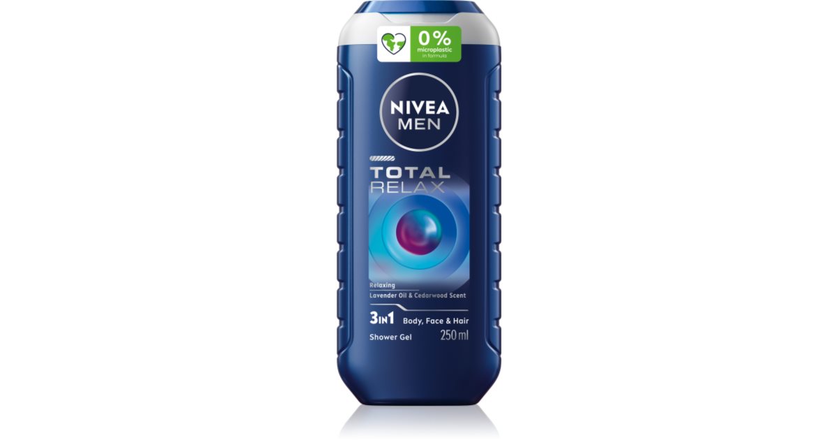 NIVEA MEN Total Relax relaxing shower gel for men | notino.co.uk
