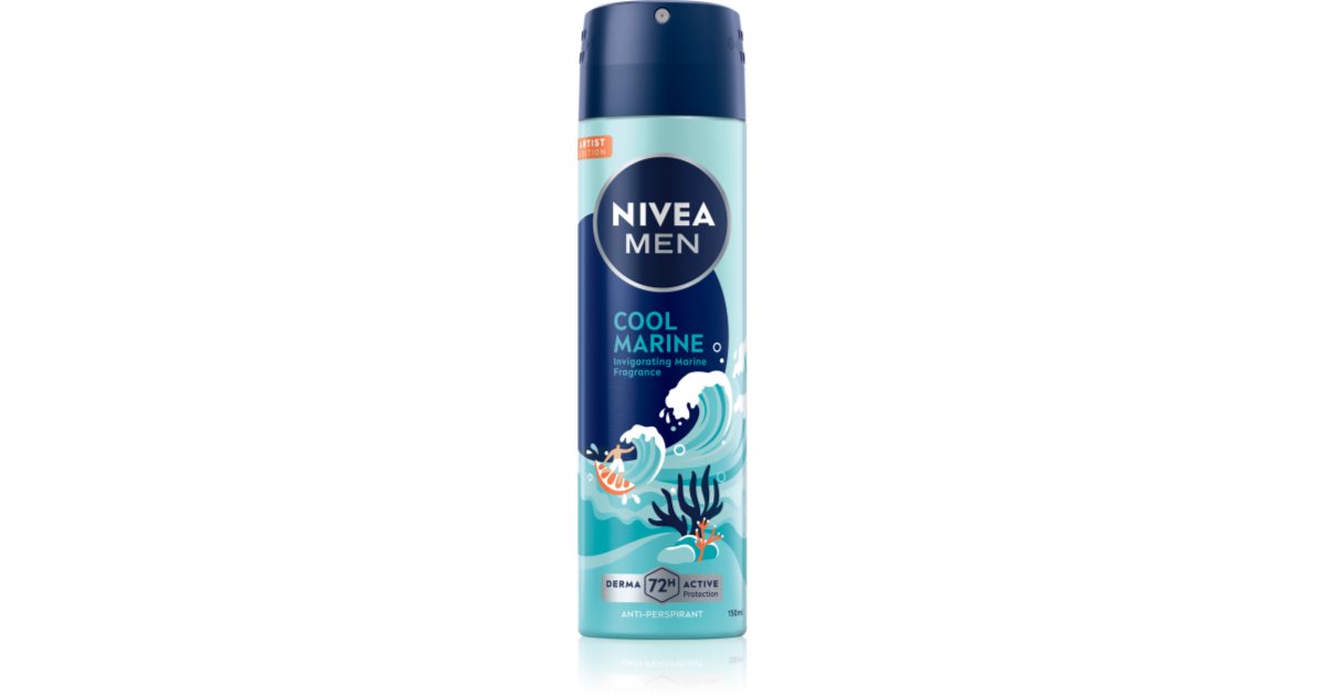 NIVEA MEN Cool Marine antyperspirant w sprayu
