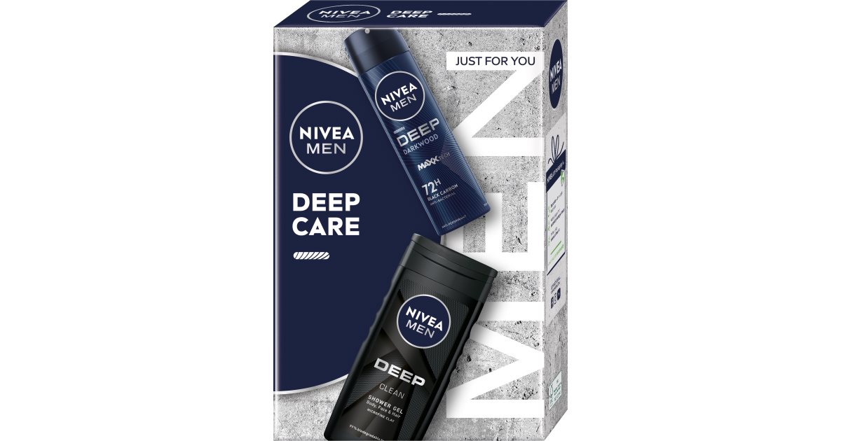 NIVEA MEN Deep Care coffret para homens | notino.pt